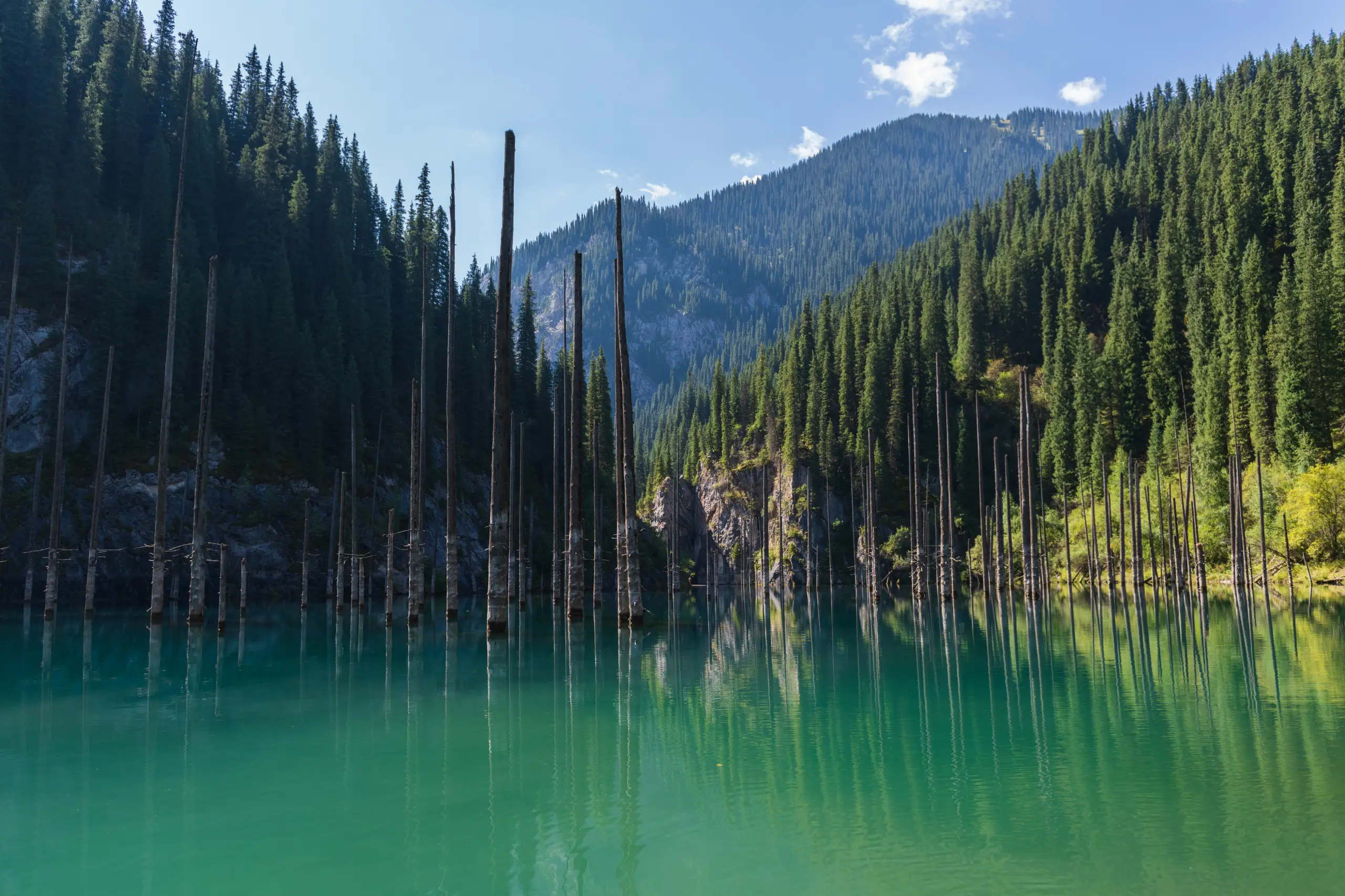 Lago Kaindy, el bosque sumergido de Kazajistán